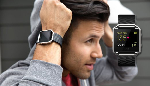 Fitbit Blaze Smart Fitness Watch - Small - Black Silver Frame (Only ...