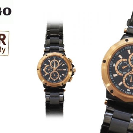 55% Off Sebago Stainless Steel Watch - Black - Men (Only $85 instead of ...