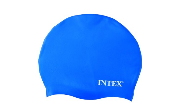 Intex Silicone Swim Cap - Black - Makhsoom