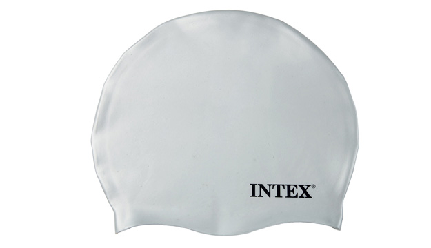 Intex Silicone Swim Cap - Black - Makhsoom