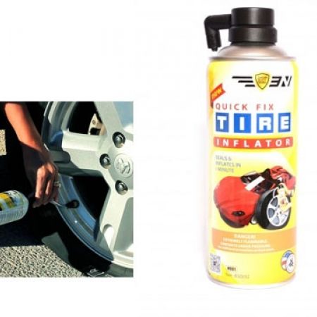 Quick Fix Tire Fluid Inflator With Hose 450 ml - Makhsoom