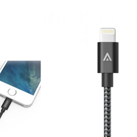 Black Power Cable For iPhone 6 - Makhsoom