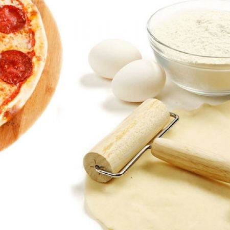 Wood Pastry & Pizza Rolling Pin - Makhsoom