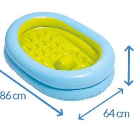 Intex Inflatable Baby Bath Tub Set 86 x 64 x 23 cm - Makhsoom