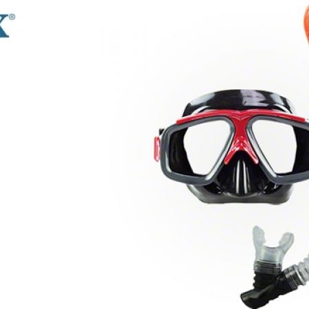 Intex Set Of Surf Rider Swimming Diving Mask & Snorkel - Makhsoom