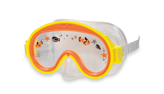 Intex Mini Aviator Fish Swim Mask - Yellow - Makhsoom