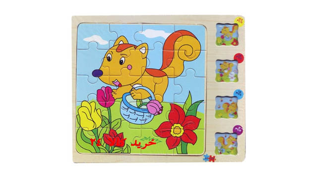 Bright Educational Wooden Story Puzzles 57 Pcs - Frog - Makhsoom