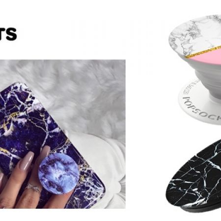 PopSockets Single Marble Expanding Phone Grip & Stand For Smartphones ...