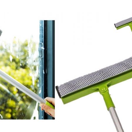 Adjustable Handle Double Sided Window Glass Wiper - Makhsoom