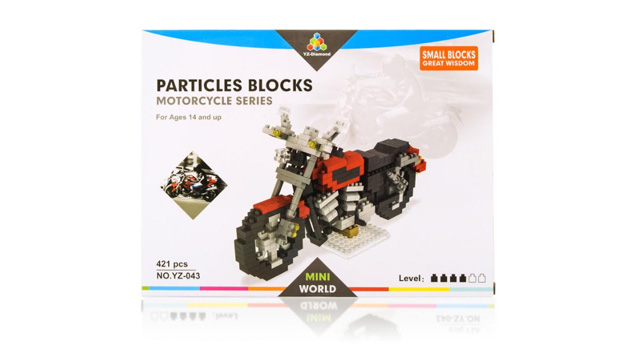 Mini World Particles Blocks Motorcycle Series Level 4 - 421 Pcs Model ...