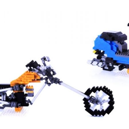 Mini World Particles Blocks Motorcycle Series Level 4 - 421 Pcs Model ...
