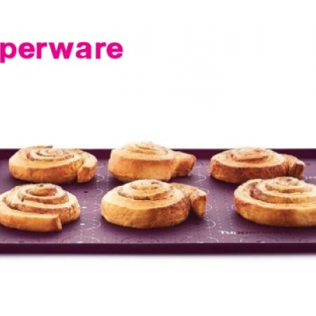 Tupperware Purple Silicone Baking Sheet With Rim 35.3 x 31.5 x 1.1 cm ...