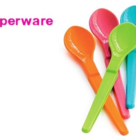 Tupperware Set Of Hang On Multicolor Spoon 4 Pcs - Makhsoom