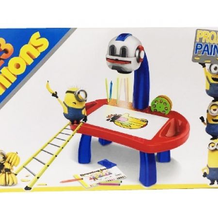 Despicable Me 3 Minions Table Lamp Projection Drawing Machine - Makhsoom