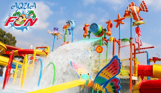 Entrance To Aqua Fun Water Park For Kids & Adults - Makhsoom