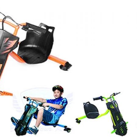 3 Wheels Electric Drift Sliding Scooter - Red - Makhsoom