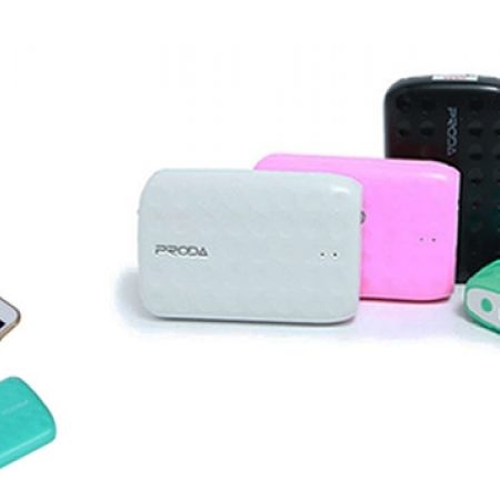 Remax Proda Lovely Design Power Bank 10000 mAh - Black - Makhsoom