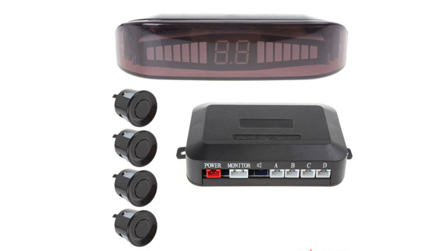 Intelligent Reverse Parking Sensor Assistance System - Black - Makhsoom