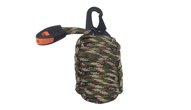 Paracord Grenade Keychain Emergency Survival Kit - Army Green ...