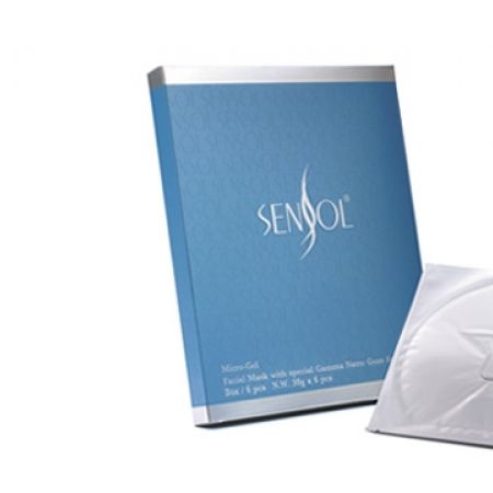 Sensol Box Set Of Micro-Gel Facial Mask With Special Gamma Natto Gum ...