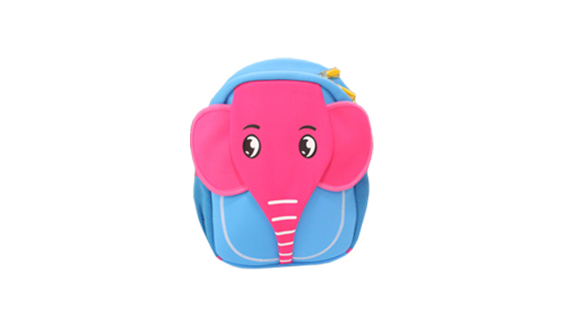 Genius Kids School Backpack Elephant Shape - Blue - Makhsoom