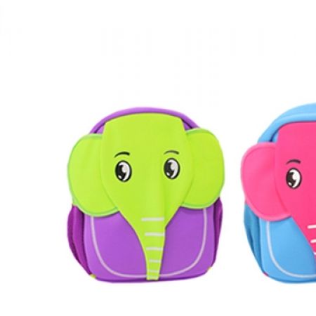 Genius Kids School Backpack Elephant Shape - Blue - Makhsoom