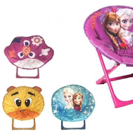 Round Soft Folding Moon Chair - Anna & Elsa - Makhsoom