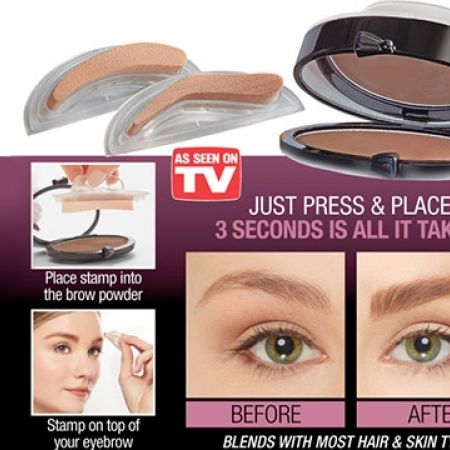 3 Second Brow Eyebrow Stamp Powder Kit Makhsoom