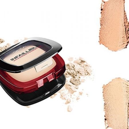 L'Oreal Paris Infallible 24Hr Compact Powder - 123 Warm Vanilla - Makhsoom