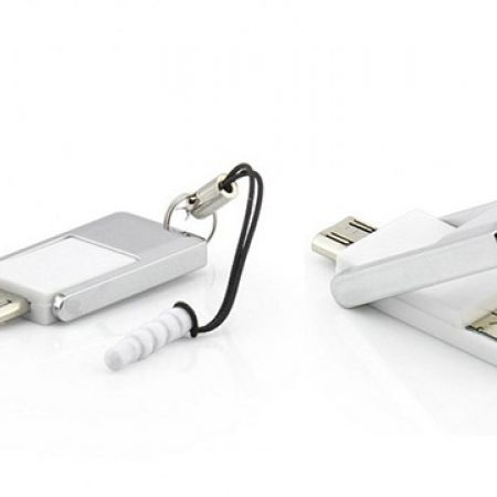 2 In 1 Hybrid Dual USB OTG & Micro SD Card Reader For Samsung Mobile ...