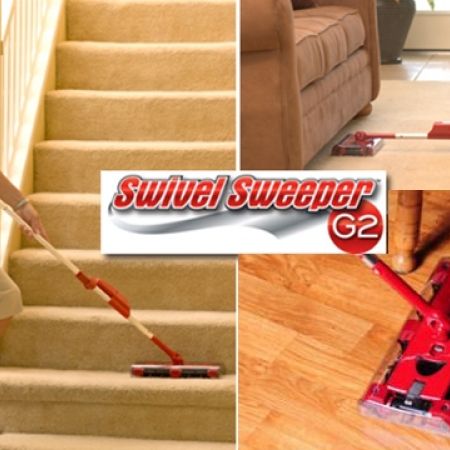 G6 Cordless Rechargeable Swivel Sweeper Quad-Brush - Makhsoom