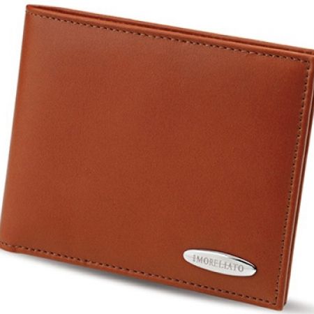 Morellato Brown Smooth Leather Classy Wallet For Men - Makhsoom