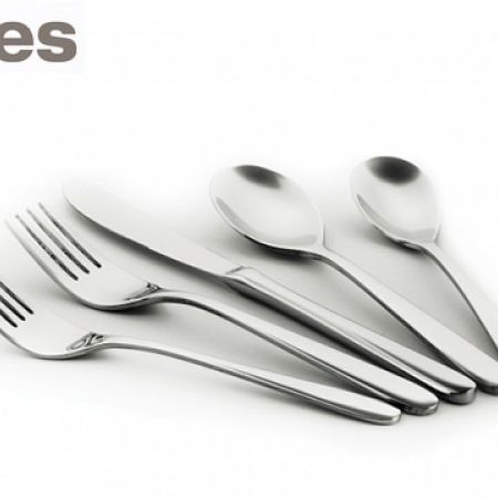 Stokes Set Of Stainless Steel Lexie Mirror Flatware 20 Pcs - Makhsoom
