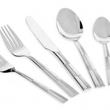 Stokes Set Of Stainless Steel Matrix Mirror Flatware 20 Pcs - Makhsoom