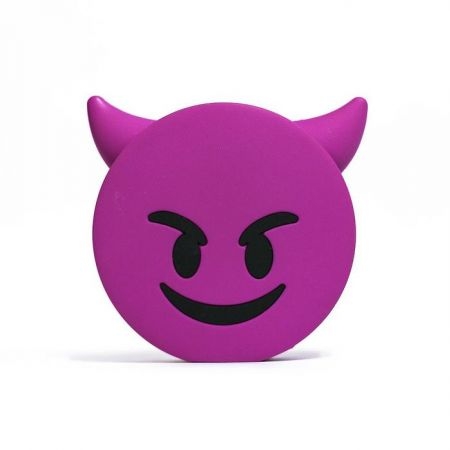 Moji Power Emoji Icon External Battery 2600 mAh - Ghost - Makhsoom