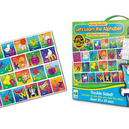 The Learning Journey Puzzle Doubles Let's Learn the Alphabet 50 Pcs ...