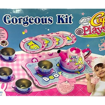 My Little Chef Family Combo Tin Tea Party Set 14 Pcs - Makhsoom