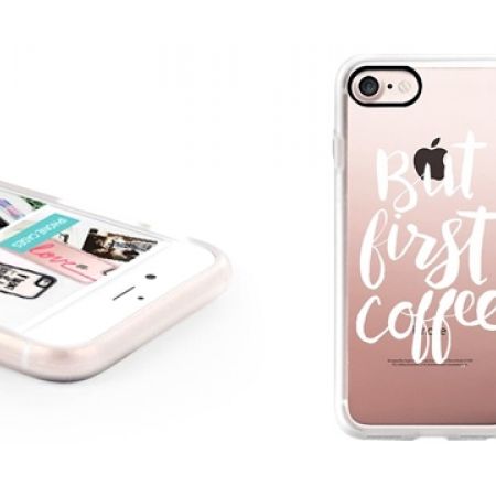 Casetify But First Coffee Brush Phone Case - For iPhone 7 & 8 - Makhsoom