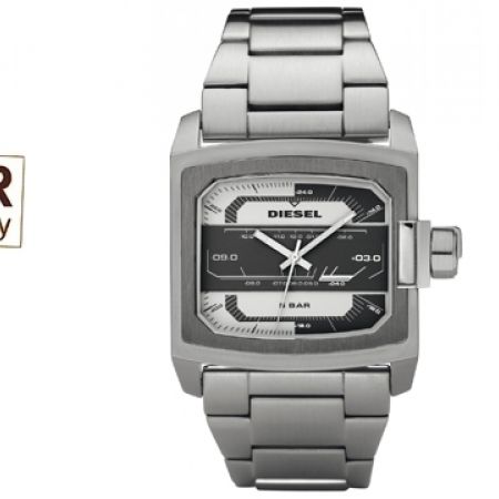 Diesel Stainless Steel Analog Square Watch For Men - Makhsoom