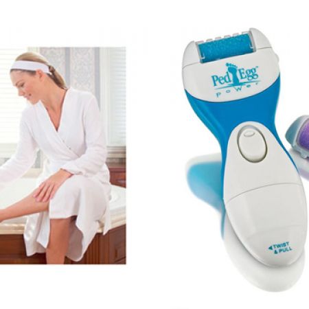 Ped Egg Power Cordless Electric Pedi Roller Foot File - Makhsoom