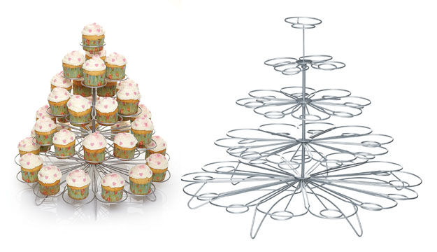 KitchenCraft Sweetly Does It Wire Cupcake Tree Stand - For 36 Cakes ...