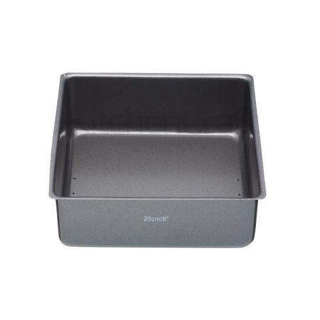 KitchenCraft MasterClass Non Stick Square Loose Base Deep Cake Pan 20 ...