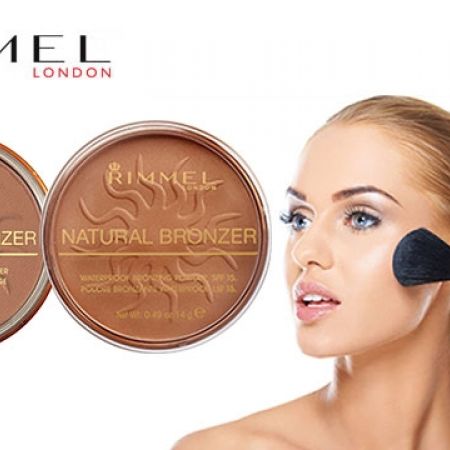Rimmel Waterproof Natural Bronzing Powder - 025 Sun Glow - Makhsoom