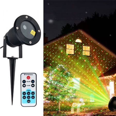Outdoor Waterproof Garden Laser Led Light Projector With Remote Control ...