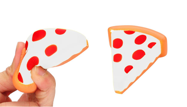Squishy Soft Foam Sponge Scented Stress Relief Pizza Toy 11 x 9 cm ...