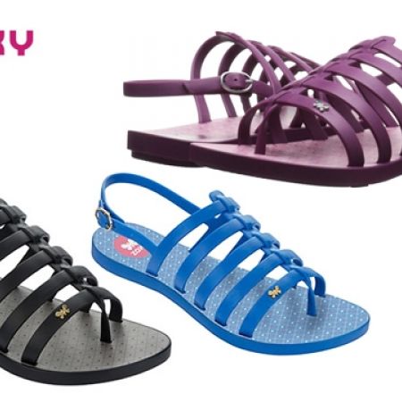 Zaxy Joy Slingback Gladiator Flat Sandals For Women - Blue - Size: 37 ...