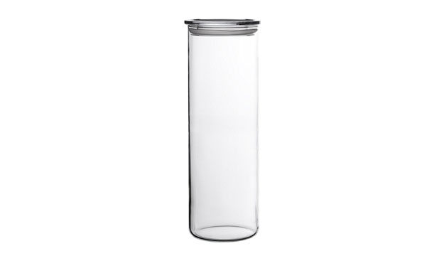Simax Glass Cylinder Food Storage Container With Plastic Lid - 1.4 L ...