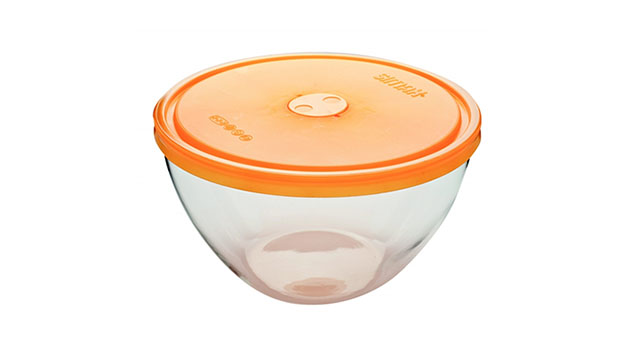 Simax Glass Bowl With Lid For Microwave - 1.5 L - Makhsoom