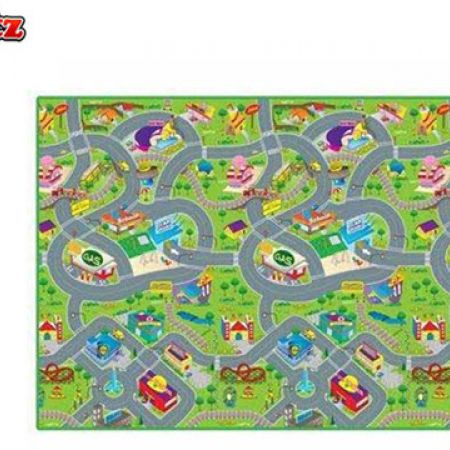 Rollmatz Playmat 120 X 200 Cm City Road Map - Makhsoom