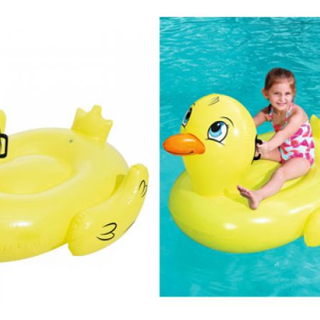 Bestway Inflatable Yellow Duck Rider 135 x 91 cm - Makhsoom